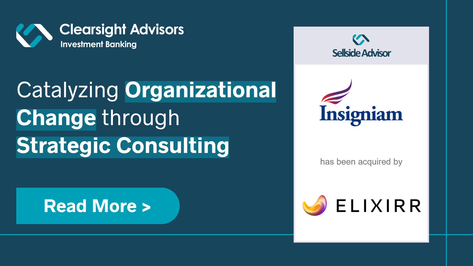 Clearsight Advises Insigniam in its Acquisition by Elixirr - Clearsight ...