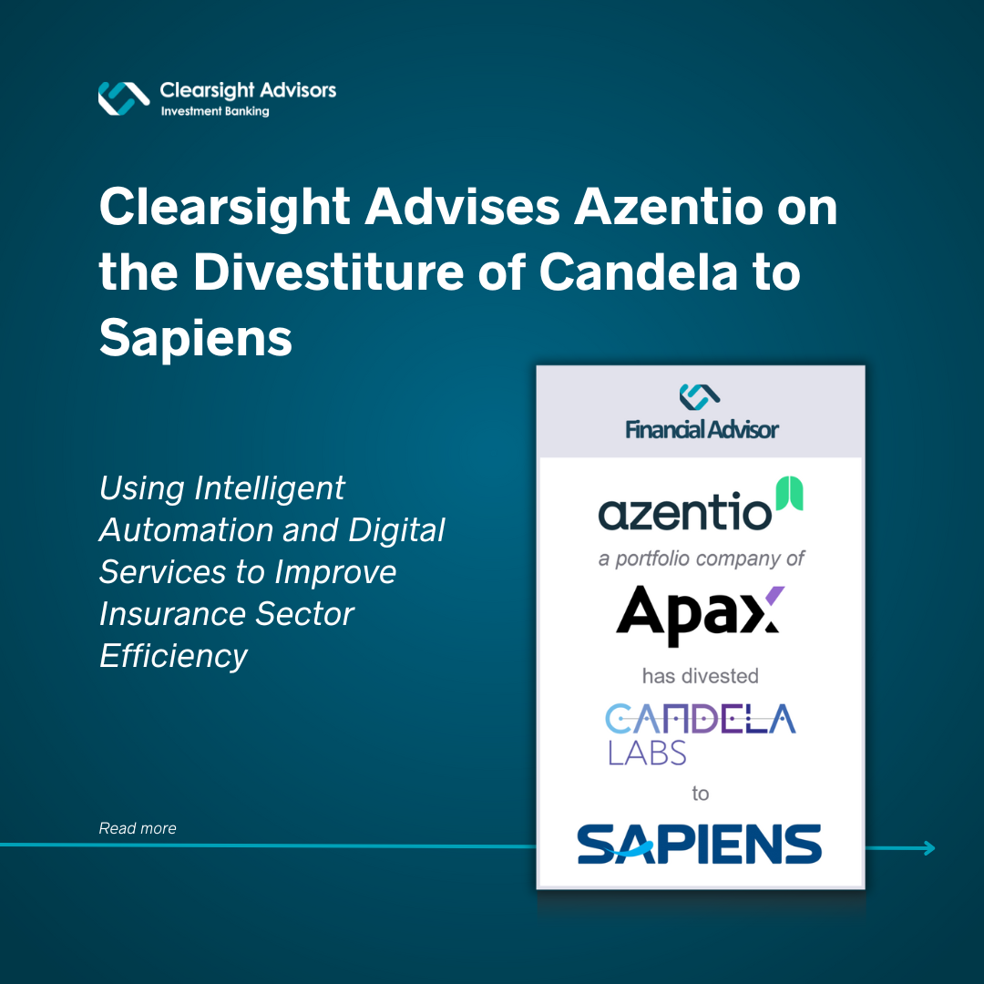Clearsight Advises Azentio on the Divestiture of Candela to Sapiens ...